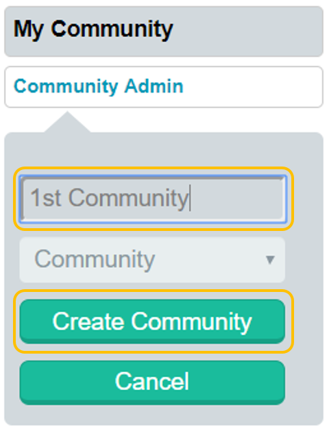 VBLC_2016: Create Community and Add Members